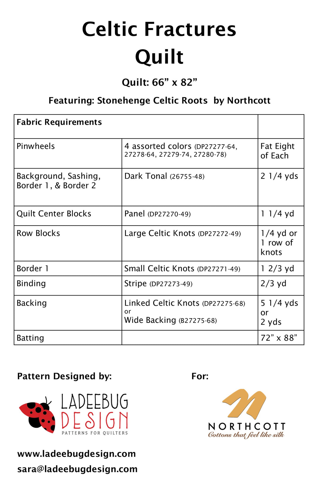 Celtic Fractures – Ladeebug Design