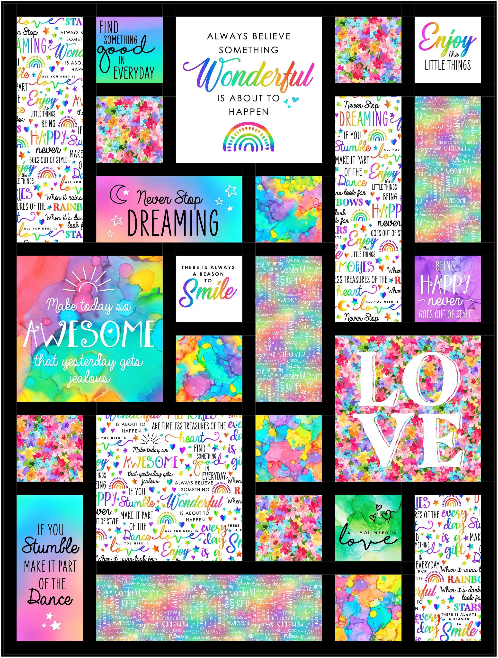 Inspired Tossed Tiles – Ladeebug Design