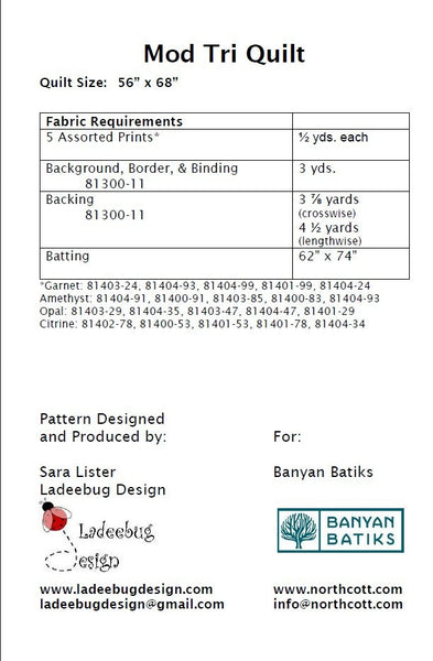 Mod Tri – Ladeebug Design
